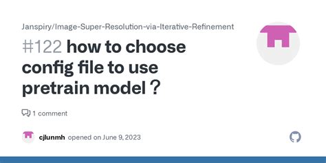 How To Choose Config File To Use Pretrain Model？ · Issue 122