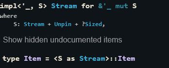 Rustdoc Shows The Anonymous Lifetime In The Foreign Implementations Section Of Re Exported