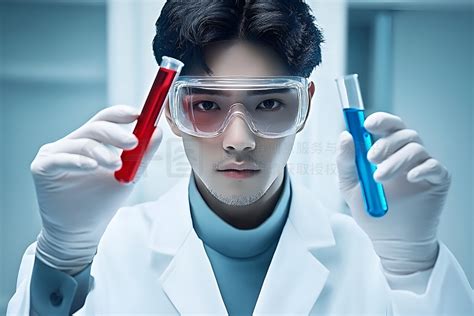 医疗生物ai数字艺术 医疗生物简约现代风成年科学家专注实验试管液体研究插画 Ai图片免费下载 Png格式 4032像素 编号71951305 千图网