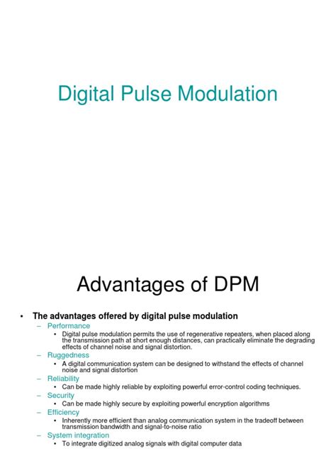 Pdf Digital Pulse Modulation Dokumen Tips