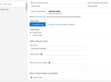 Visual Workflow Pause Element Is Not Resuming After Seconds In Flow Salesforce Stack Exchange