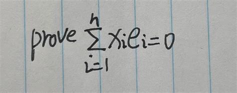 solved prove ∑i 1nxiei 0suppose {ϵi} is a sequence of n