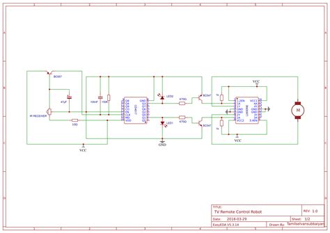 H Bridge Driver Circuit With Ir2104 And Microcontroller Easyeda