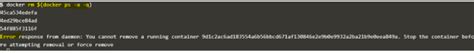 Docker Delete Container How To Delete Container In Docker