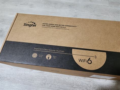 Singtel Wifi 6 Mesh Extender Dual Pack Computers And Tech Parts And Accessories Networking On