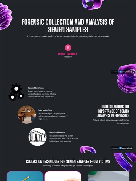 Forensic Collection And Analysis Of Semen Samples Pdf