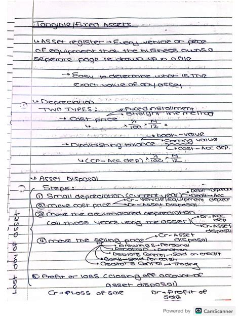 Tangible And Fixed Assets Pdf