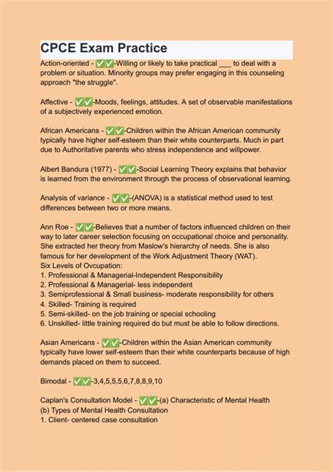 Cpce Exam Practice Questions With 100 Actual Correct Answers