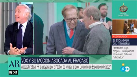 Inda El Candidato De Vox En La Moción De Censura Debería Ser Abascal