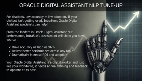 Introducing Oracle Digital Assistant Tune Up Intrasee