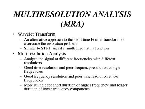 Ppt Wavelet Transform Powerpoint Presentation Free Download Id2993532