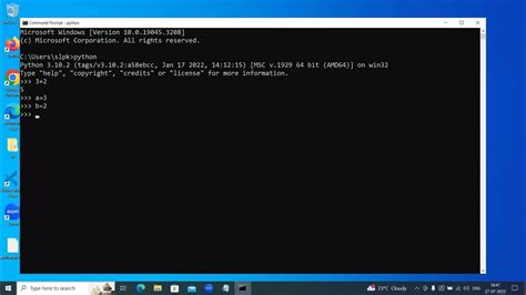 Python Basic Arithmetic Operations Using Two Number In Interpreter Mode