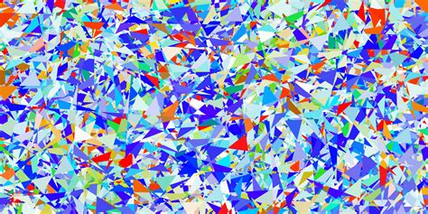 Light Multicolor Vector Template With Triangle Shapes 3394534 Vector Art At Vecteezy
