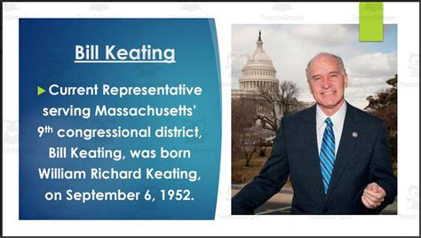 Us Representative Bill Keating Ma 9th Bio Ppt By Teach Simple