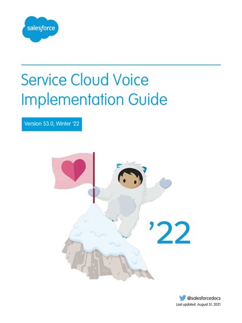 Service Cloud Voice Implementation Guide Version 530 Winter 22