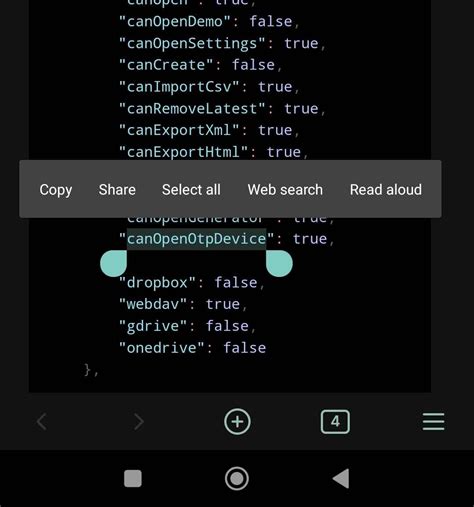 Readable Line Length Menu Blocking Copy On Android Bug Graveyard