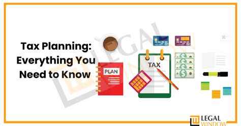 Importance Of Tax Planning You Need To Know Legal Window
