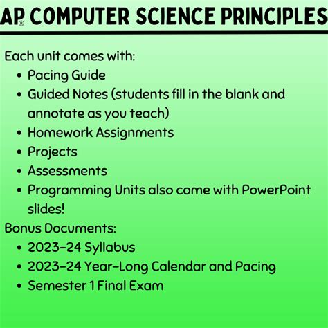 Goldies Full Curriculum For Ap® Computer Science Principles With Pyth