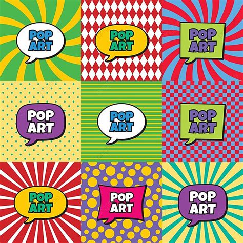 Desain Obrolan Komik Pop Art Vektor Komik Bicara Rancangan Png Dan