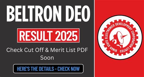 The Wait Is Over Beltron Deo Result 2025 Released Today