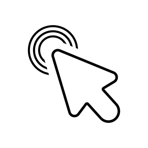 컴퓨터 마우스 클릭 커서 회색 화살표 아이콘 설정 벡터 일러스트 레이 션 프리미엄 벡터