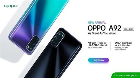 HARGA Oppo A92 6 GB Mulai Dengan Harga Rp3 599 Juta Ini Spesifikasinya Bangkapos Com