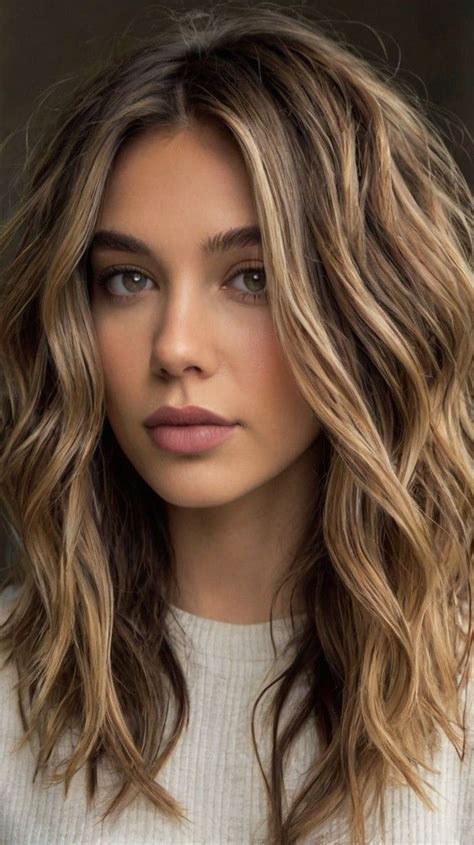 Trendy Long Bob Highlights For Brunette Hair 💇‍♀️ In 2024 Long Length