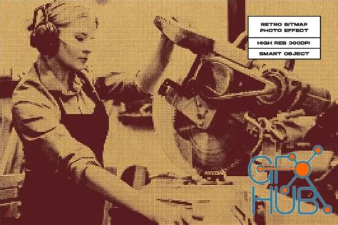 retro bitmap photo effect 15632