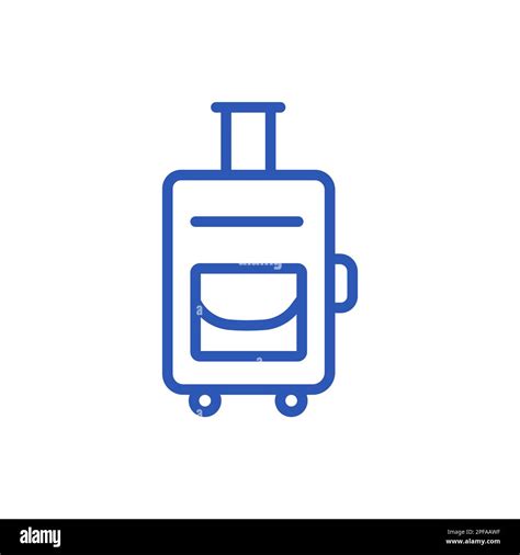 Baggage Travel Stroke Vector Icon Stock Vector Image And Art Alamy