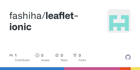 Github Fashihaleaflet Ionic
