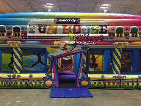Carnival Fun House Inflatable Maze Dallas Party Rental