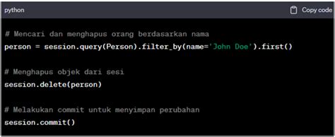 Menggunakan Sqlalchemy Untuk Database Handling Di Python