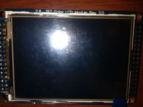 Help With TFT Color LCD Module Rev Displays Arduino Forum