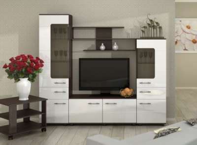 Стенка в спальню — простой способ обустройства в красивом интерьере ...