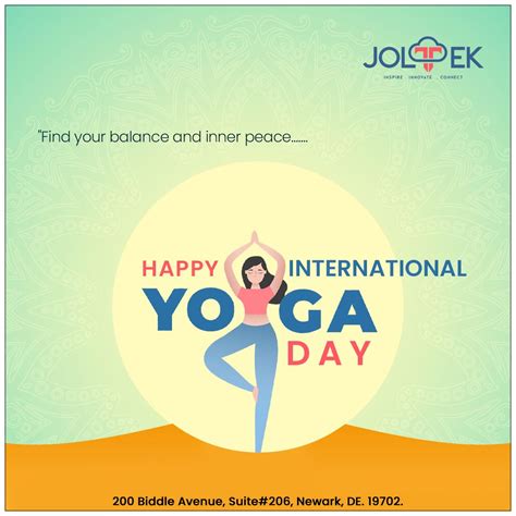 jolttek inc on linkedin internationalyogaday wellnessatwork