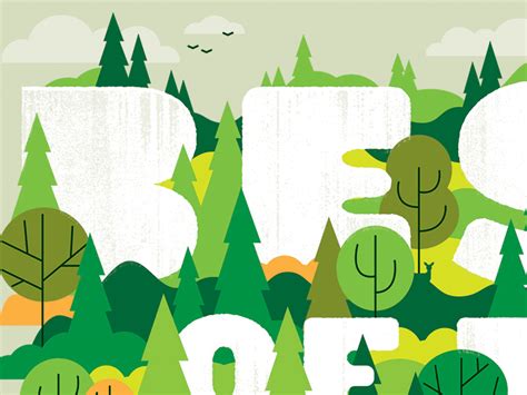 Tree Cover By Kyle Marks On Dribbble
