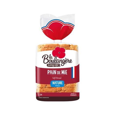 Pain De Mie Nature Spécial Sandwich La Boulangere Kibo