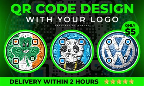 Design A Custom Qr Code Design With Logo By Ajwins Fiverr