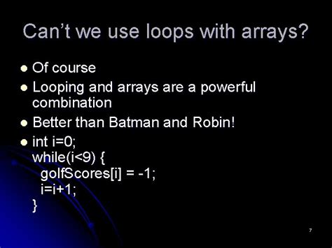 Why Arrays Are Cool Contiguous Memory