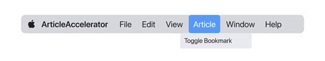 customizing menus apple developer documentation