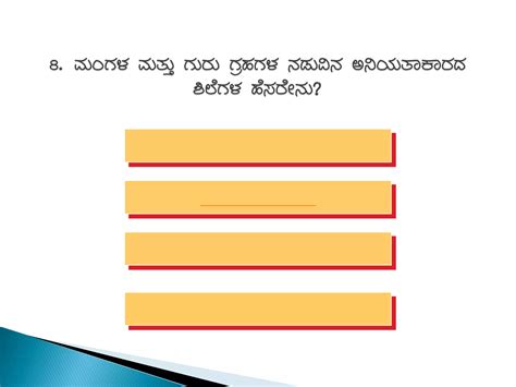 Module 15 Our Solar Systemkannada Ppt
