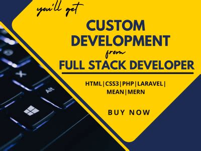 Full Stack Developer For Your Custom Web Development Upwork
