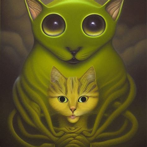 Alien Mouse And Cat By Ai Visions On Deviantart