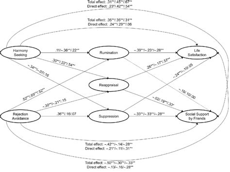 Multigroup Structural Equation Model Standardized Regression