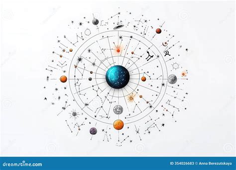 Intricate Celestial Map With Golden Constellations And Cosmic Patterns