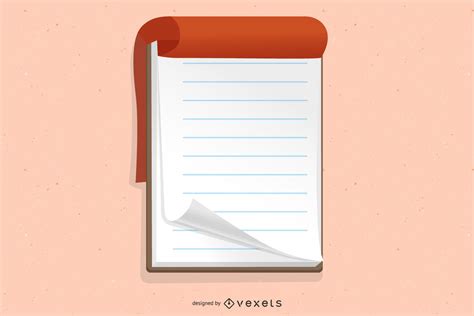 notepad vector png