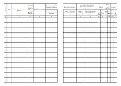 Бортовой журнал автотранспортного средства