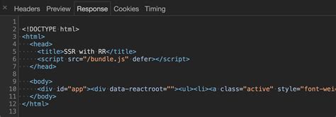 Server Rendering With React And React Router