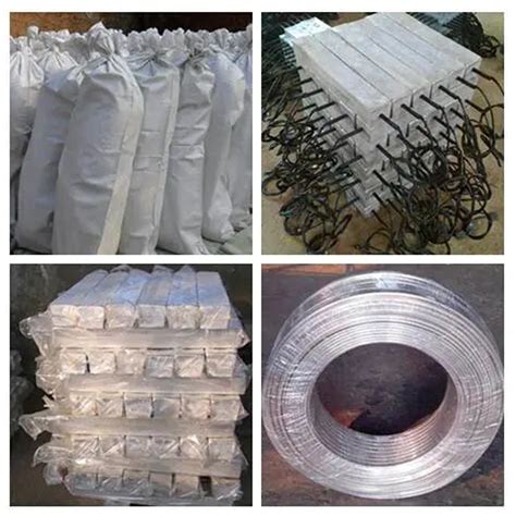 Prepacked Magnesium Anode With Backfill Cables Cotton Bags Anode And