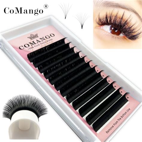 Comango C/D/DD Easy Fan Volume Наращивание ресниц Искусственная норка ...